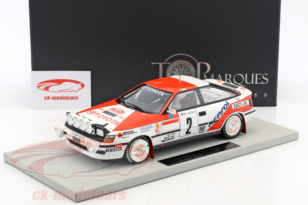 TopMarques 1:18 Toyota ST 165 MC #2 Winner Rallye Monte Carlo 1991 ...