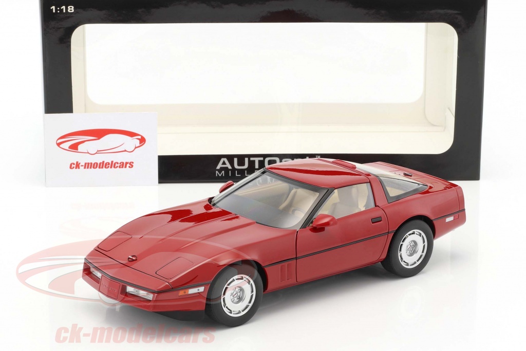 AUTOart 1:18 Chevrolet Corvette C4 Year 1986 red 71241 model car 71241 ...