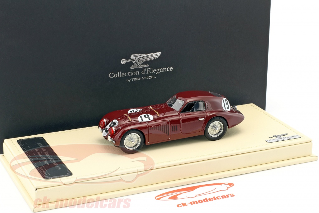 True Scale 1:43 Alfa Romeo 8C 2900B Touring #19 24h LeMans 1938 Sommer ...