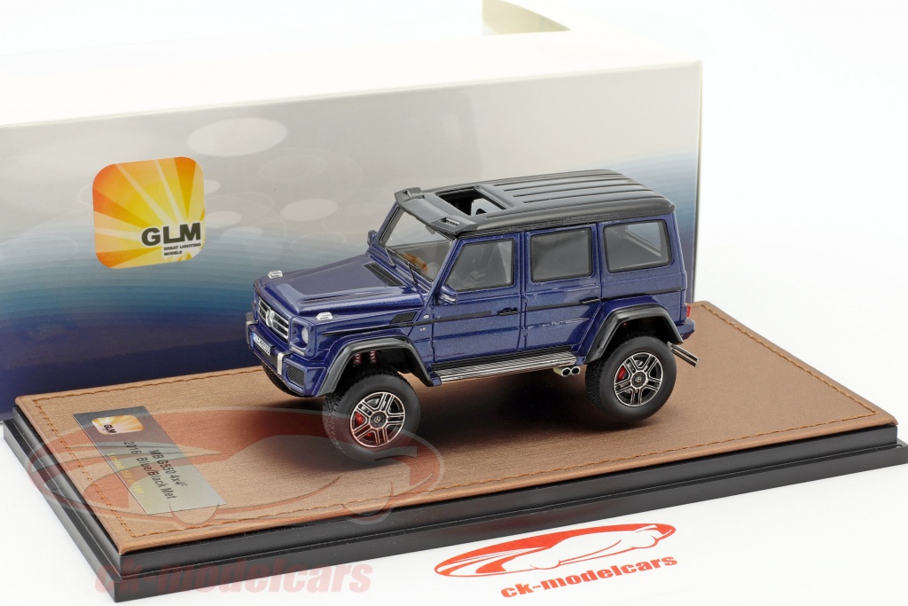 Great Lighting Models 1:43 Mercedes-Benz AMG G550 4x4 year 2016 blue ...