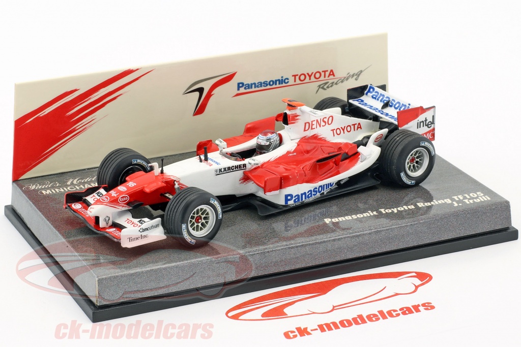 Minichamps 1:43 Jarno Trulli Toyota TF105 #16 formula 1 2005 AM58295I ...