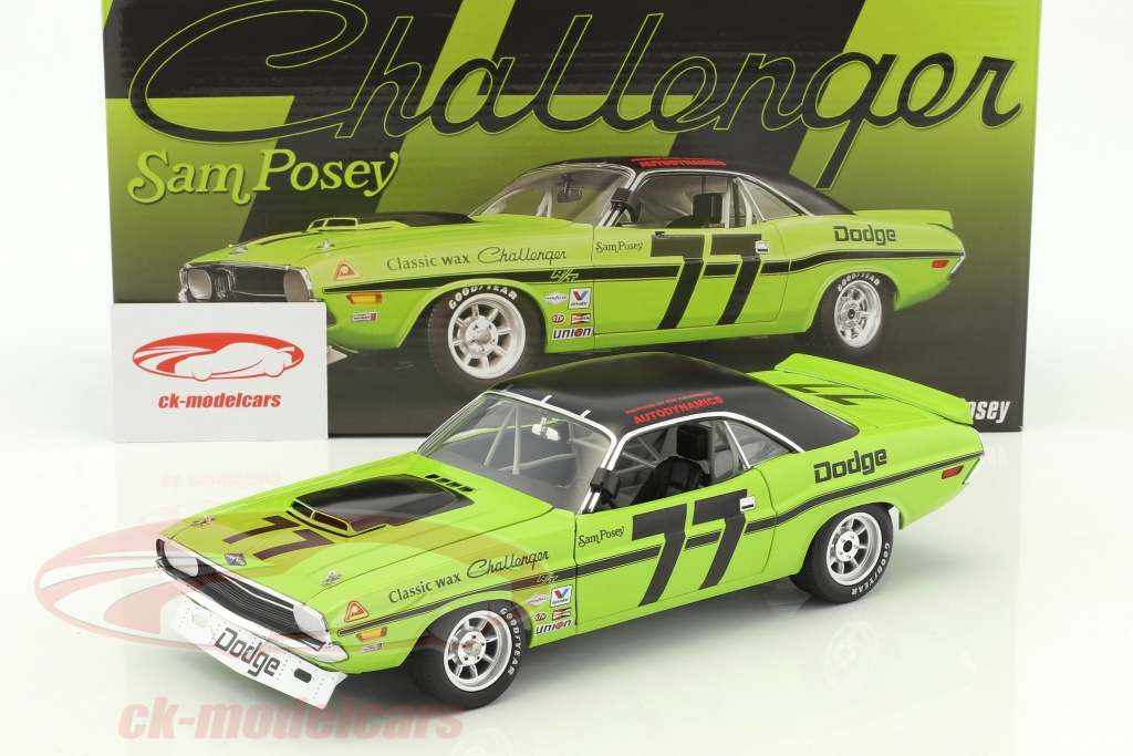 GMP 1:18 Dodge Challenger #77 Trans Am 1970 Sam Posey A1806001 modèle ...