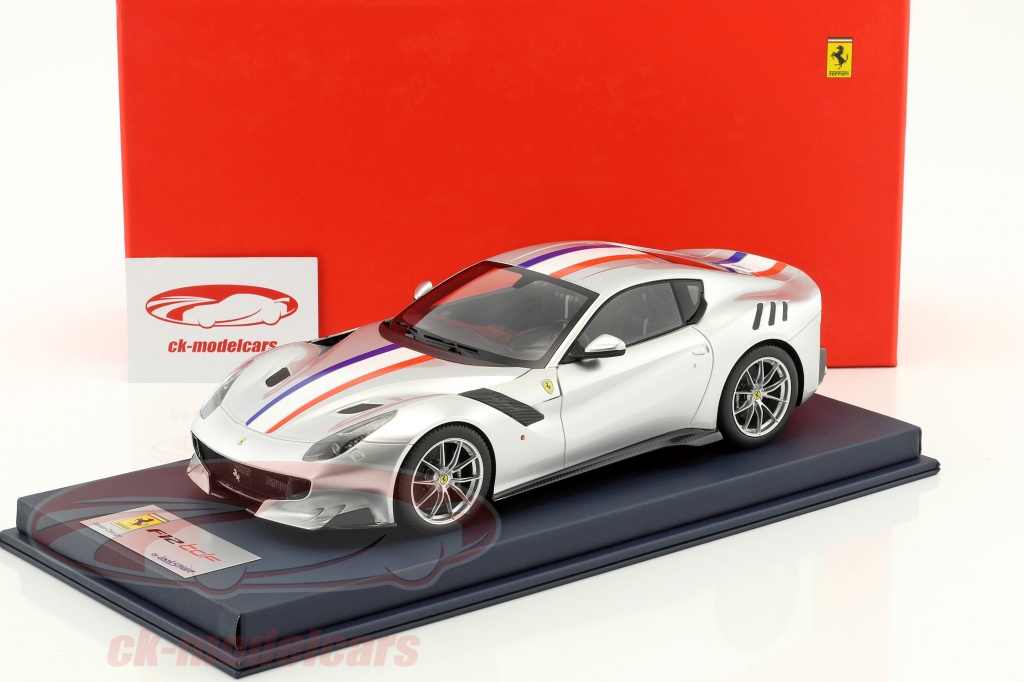 LookSmart 1:18 Ferrari F12 TDF year 2015 silver / White / blue / red ...