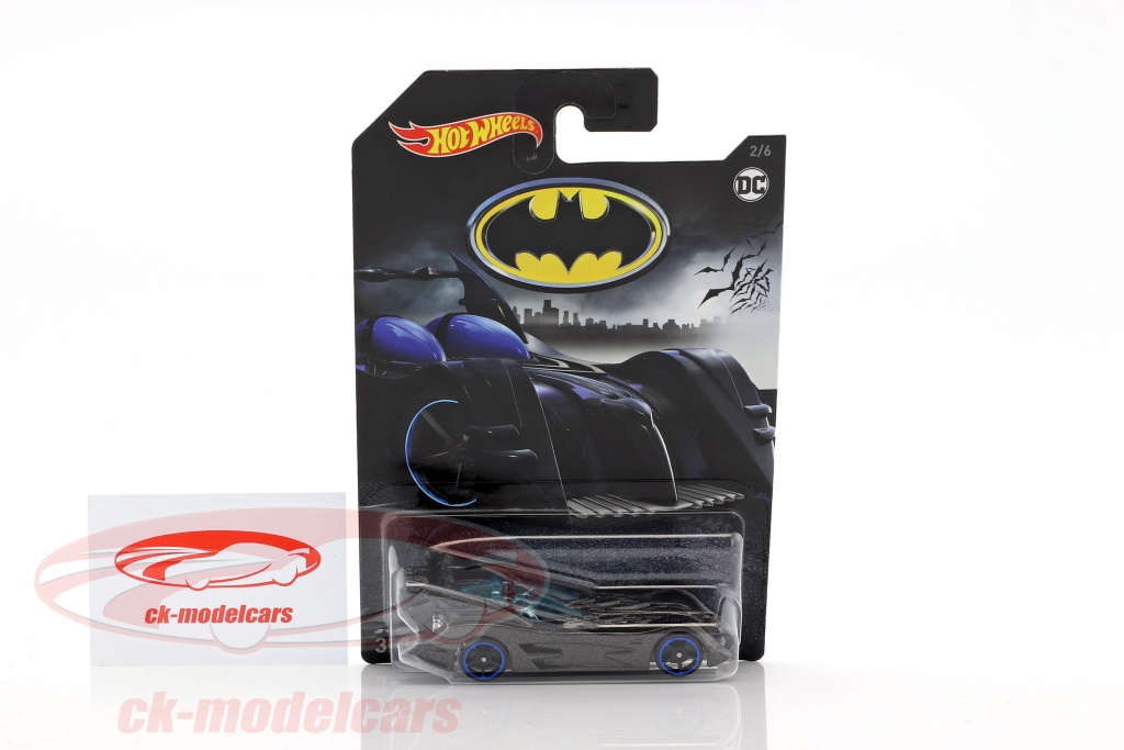 HotWheels 1:64 Batmobile DC Comics gray metallic with blue wheels FKF38 ...