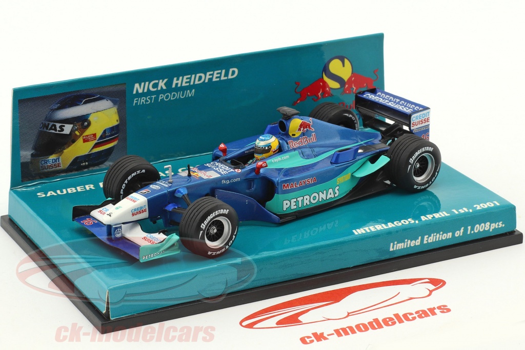 Minichamps 1:43 Nick Heidfeld Sauber C20 #16 tercero Brasil GP fórmula ...