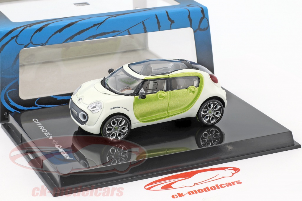 Norev 1:43 Citroen C-Cactus Concept Car year 2007 white / lime metallic ...