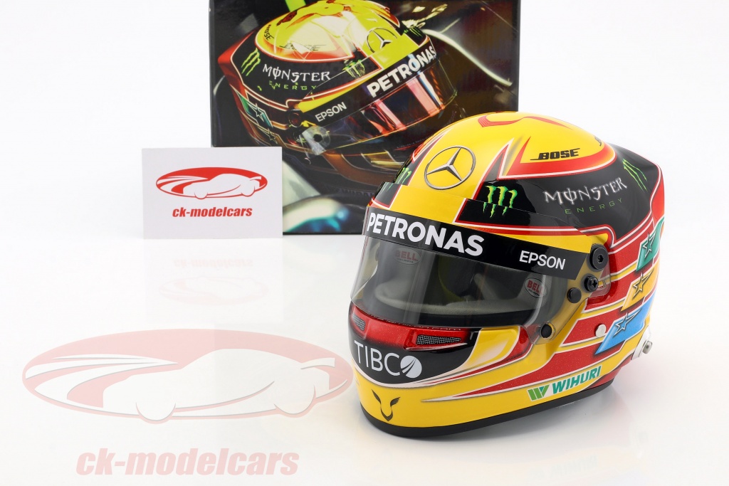 Bell 1:2 Lewis Hamilton Mercedes F1 W08 EQ Power+ World Champion Formel ...