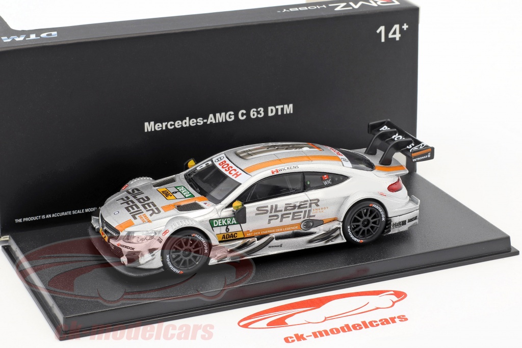 RMZ 1:43 Mercedes-Benz AMG C63 DTM #6 DTM 2016 Robert Wickens 440999D ...