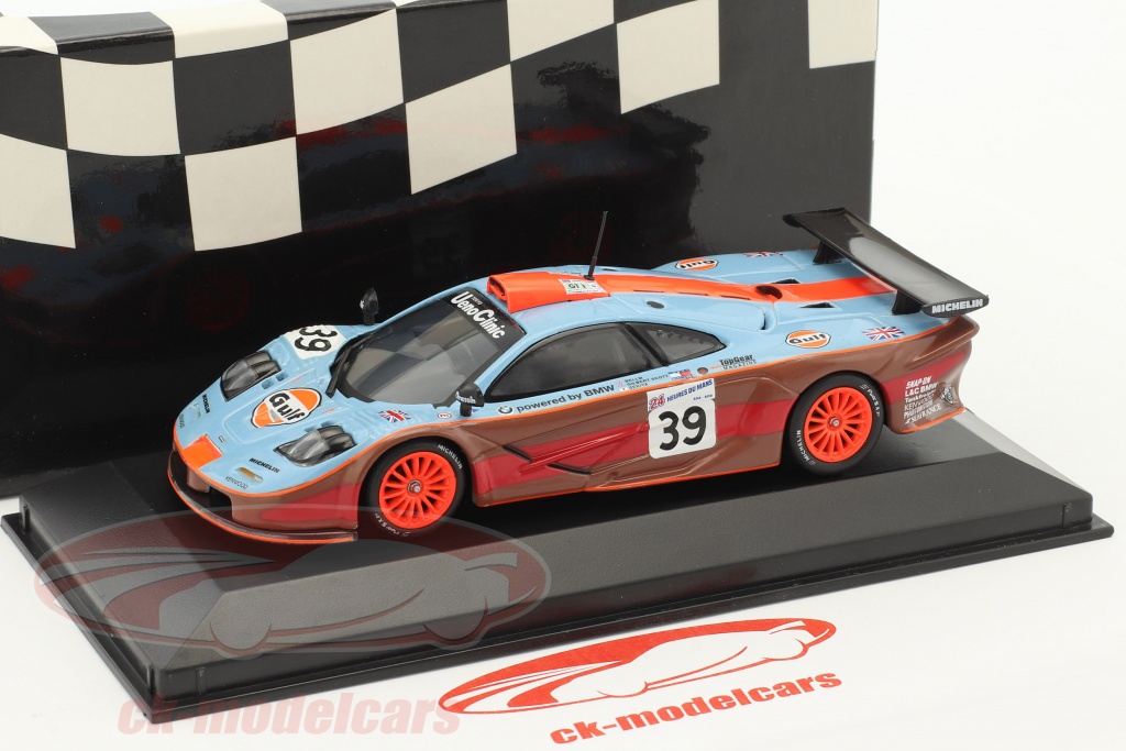 Minichamps 1:43 McLaren F1 GTR #39 24h LeMans 1997 Bellm, Gilbert-Scott ...