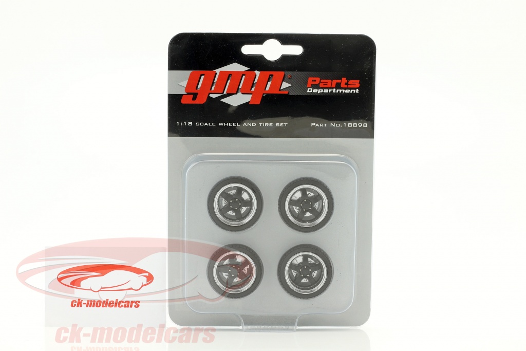 GMP 1:18 Street Fighter 5-Spoke Wheel & Tire Pack (4 Felgen und Räder ...