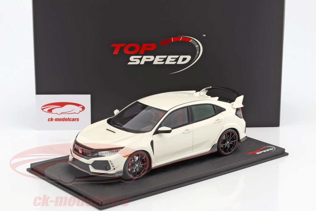 True Scale 1:18 Honda Civic Type R LHD championship white TS0151 model ...