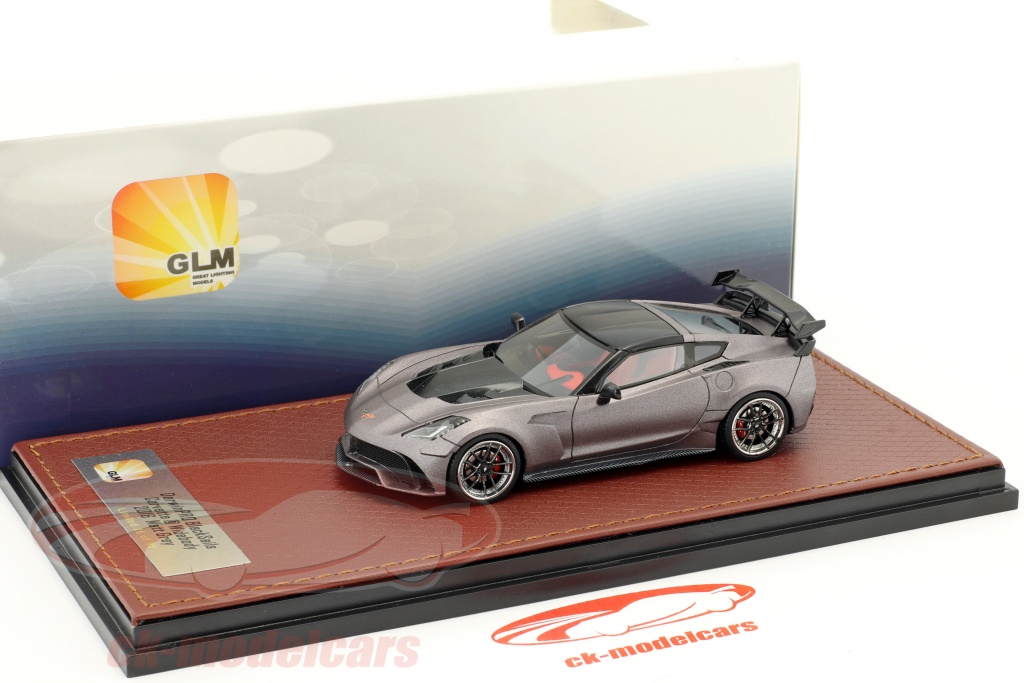 Great Lighting Models 1:43 Chevrolet Corvette Widebody DarwinPRO Black ...