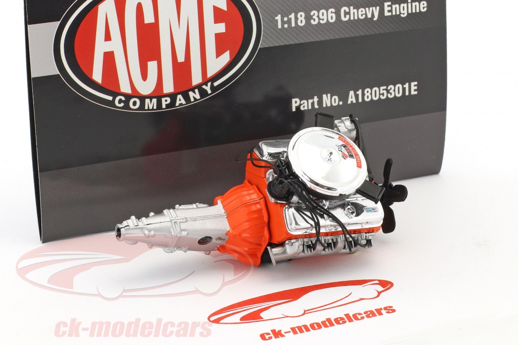 GMP 1:18 Z16 396 Chevy Engine and transmission 1805301E model car 1805301E