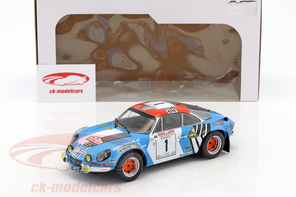 Solido 1:18 Alpine A110 1800S #1 Winner Tour de Corse 1973 Nicolas ...