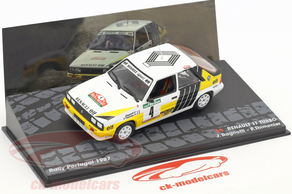 Altaya 1:43 Renault R11 Turbo #4 2nd Rallye Portugal 1987 Ragnotti ...