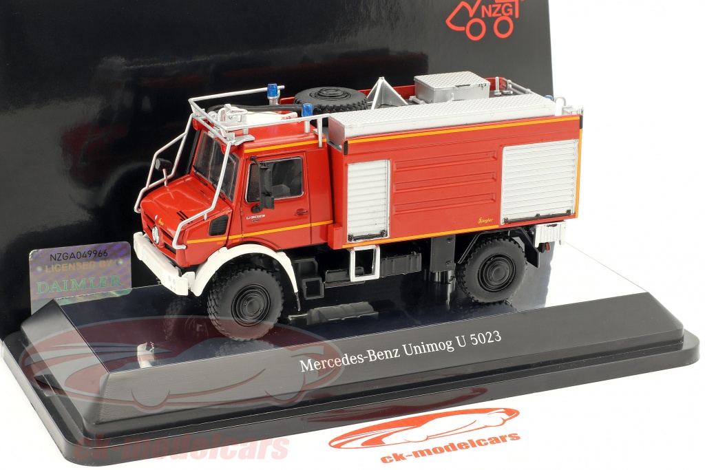 NZG 1:50 Mercedes-Benz Unimog U 5000 Feuerwehr rot 9112 Modellauto 9112