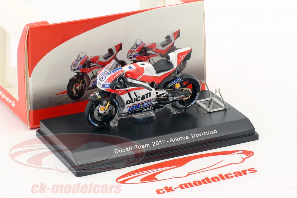 Spark 1:43 Andrea Dovizioso Ducati GP17 #04 gagnant italien GP MotoGP ...