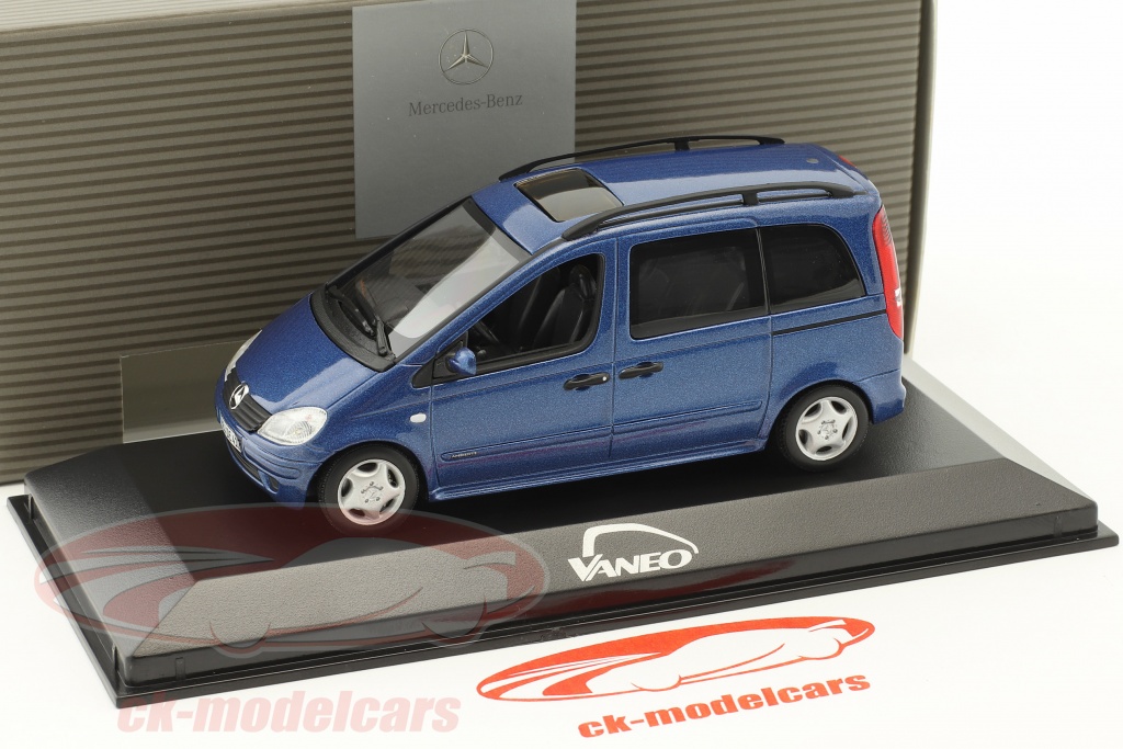Minichamps 1:43 Mercedes-Benz Vaneo jasper blue metallic B67871670 model car B67871670