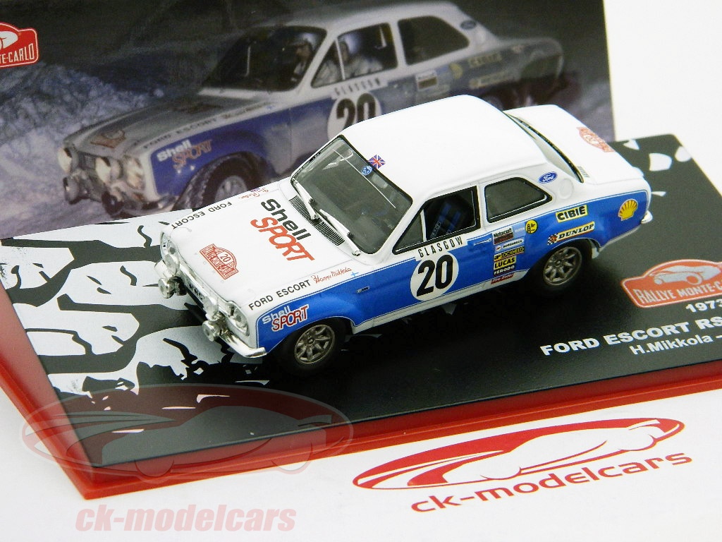 Altaya 1:43 Ford Escort RS 1600 #20 H. Mikkola -J. Porter Rally Monte ...