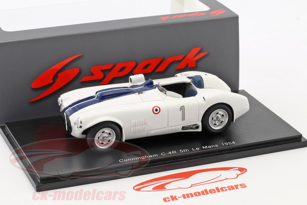 Spark 1:43 Cunningham C4-R #1 24h LeMans 1954 Cunningham, Bennett S2728 ...