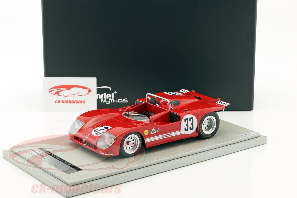 Tecnomodel 1:18 Alfa Romeo T33/3 #33 2nd 12h Sebring 1971 Galli ...