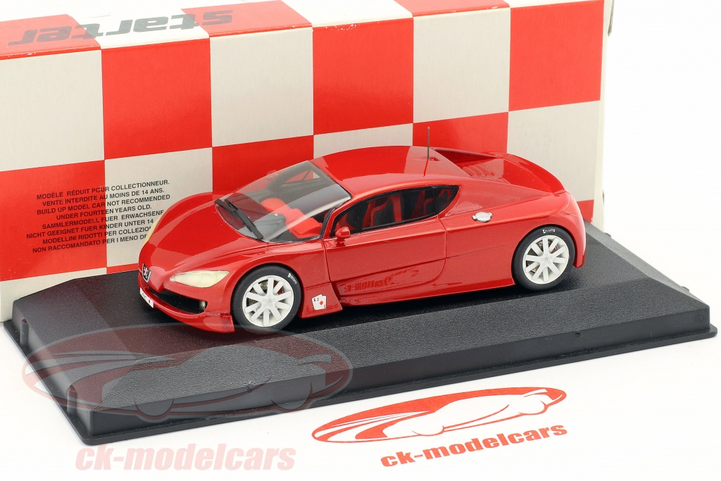 Starter 1:43 Peugeot RC Carreau Concept Car rot T200 Modellauto T200