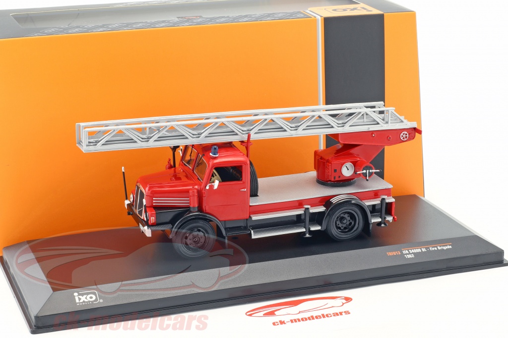 Ixo 1:43 IFA S4000 DL fire Department with ladder red TRF013 model car ...