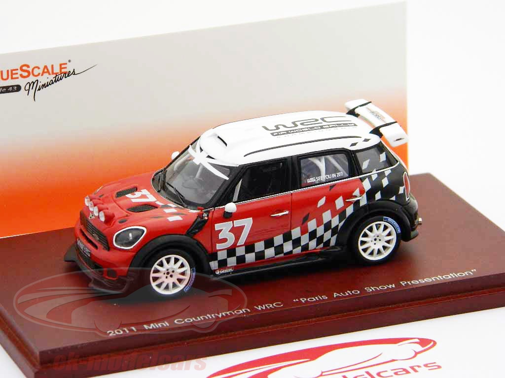 True Scale 1:43 Mini Countryman WRC #37 Paris Auto Show Presentation ...