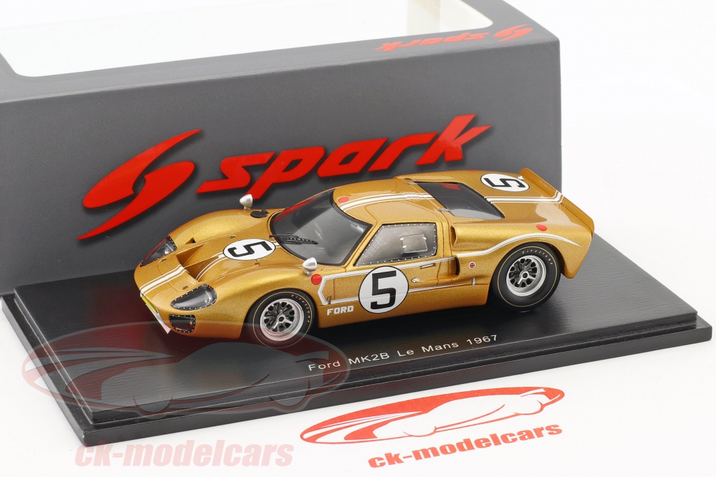 Spark 1:43 Ford Mk II B #5 24h LeMans 1967 McCluskey, Gardner S5185 ...