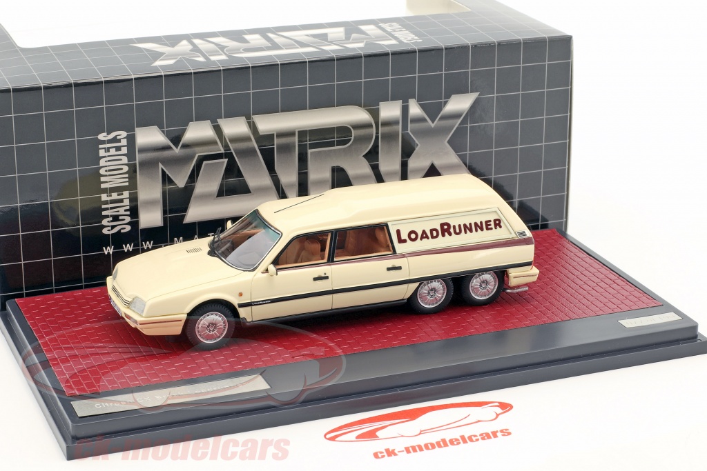 Matrix 1:43 Citroen CX Break Loadrunner 年 1989 ベージュ MX10304-032 モデル 車 ...