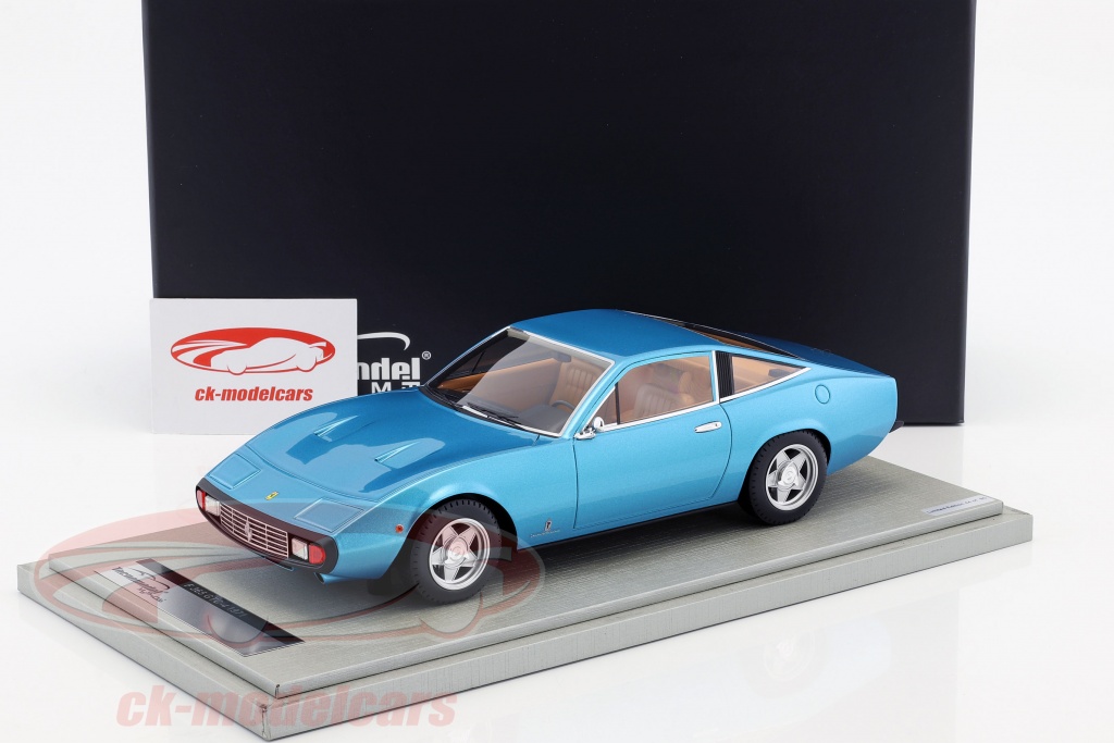 Tecnomodel 1:18 Ferrari 365 GTC/4 Baujahr 1971 california blau TM18-92C ...