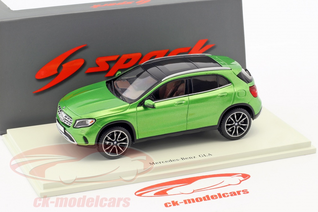 Spark 1:43 Mercedes-Benz GLA-Class 250 year 2017 green SDC026 model car ...