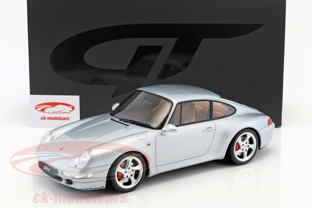 GT-SPIRIT 1:12 Porsche 911 (993) Carrera 4S year 1993 polar silver ...