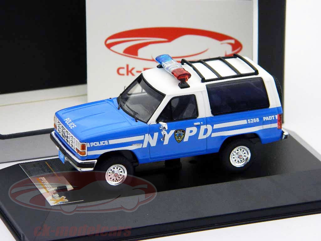 Ixo 1:43 Ford Bronco II Bj. 1990 NYPD Police Car PRD199 model car ...