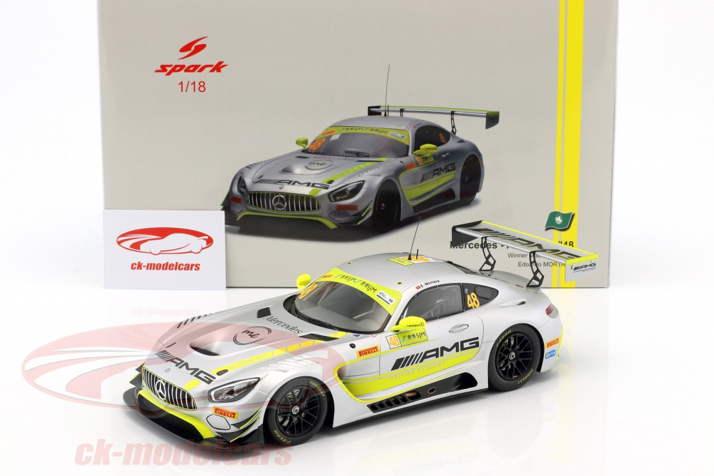 Spark 1:18 Mercedes-Benz AMG GT3 #48 winnaar FIA GT World Cup Macau ...