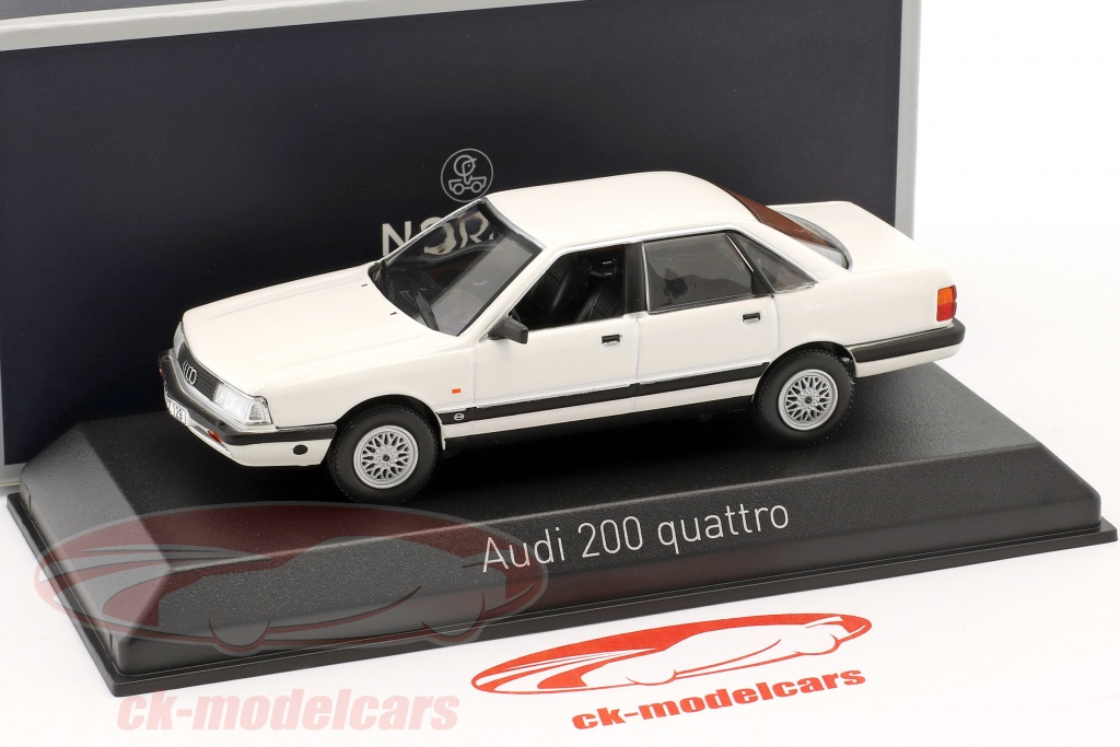 Norev 1:43 Audi 200 quattro year 1989 white 830074 model car 830074 ...