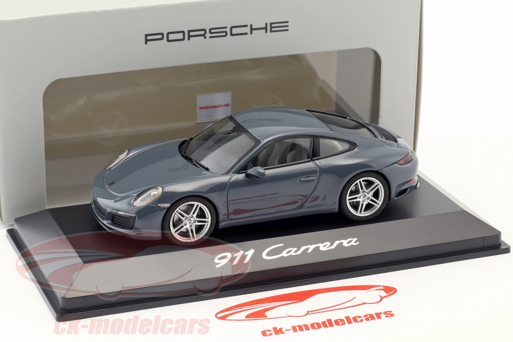 Herpa 1:43 Porsche 911 (991 II) Carrera Coupe Ano 2016 grafite azul ...