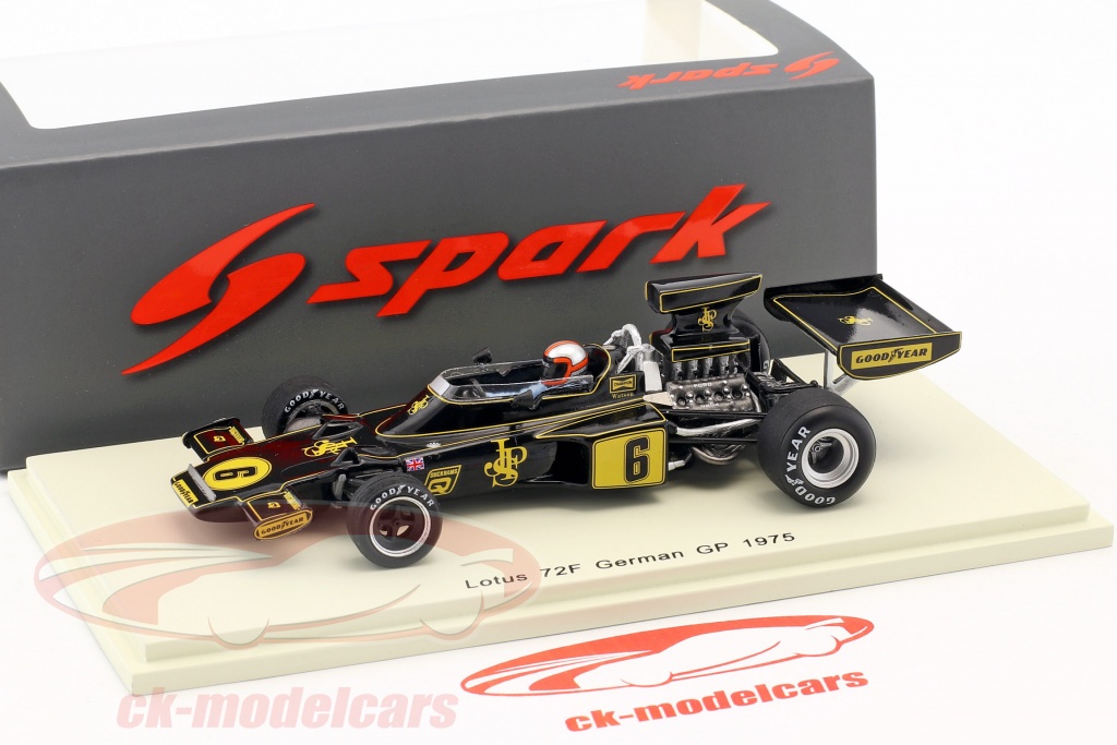 Spark 1:43 John Watson Lotus 72F #6 German GP formula 1 1975 S7129 ...