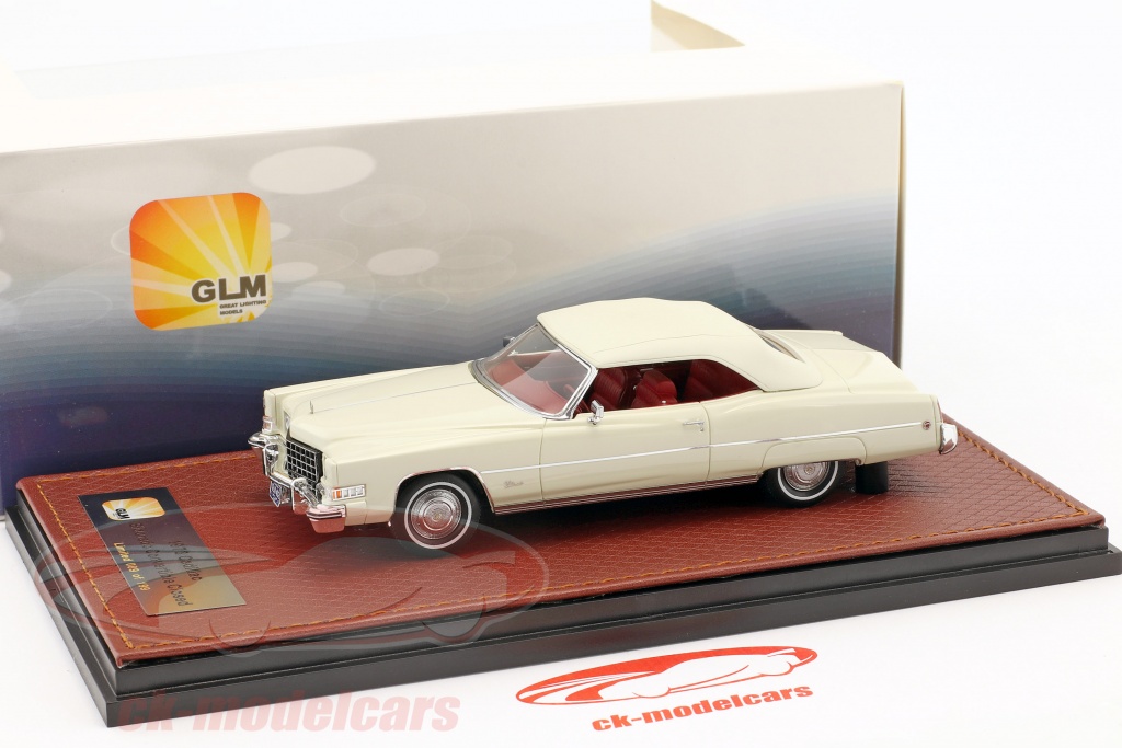 Great Lighting Models 1:43 Cadillac Eldorado 可兑换 Closed Top 建造年份 1973 白 ...