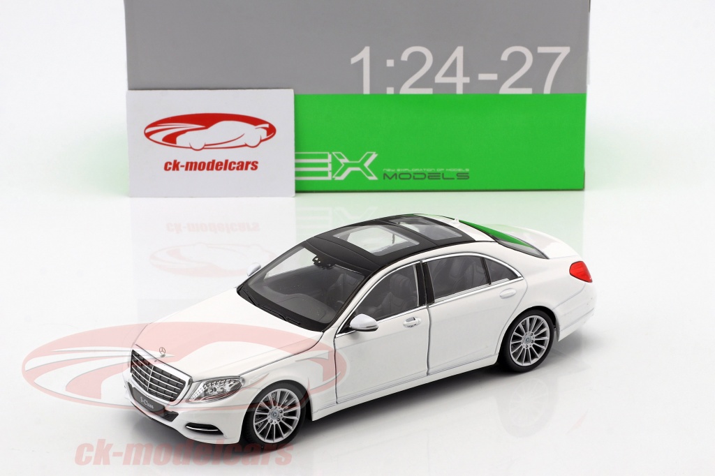 Welly 1:24 メルセデス・ベンツ Sクラス (W222) 築 2015 白 24051w モデル 車 24051w 4891761240516