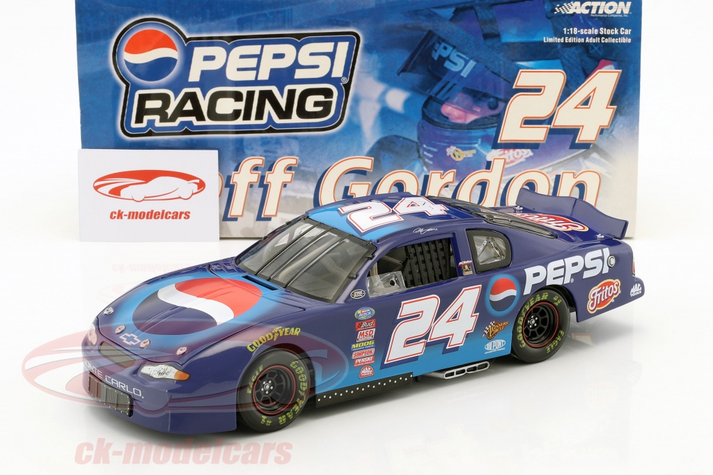 Action 1:18 Jeff Gordon Chevrolet Monte Carlo #24 Nascar Winston Cub ...