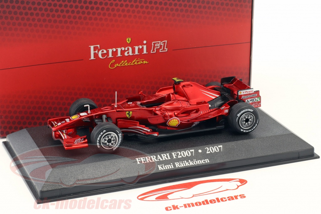 Atlas 1:43 Kimi Räikkönen Ferrari F2007 #6 World Champion formula 1 ...