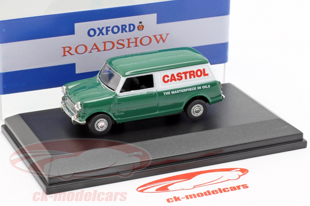 Oxford 1:43 Austin Minivan Castrol зеленый / белый MV030 модель ...