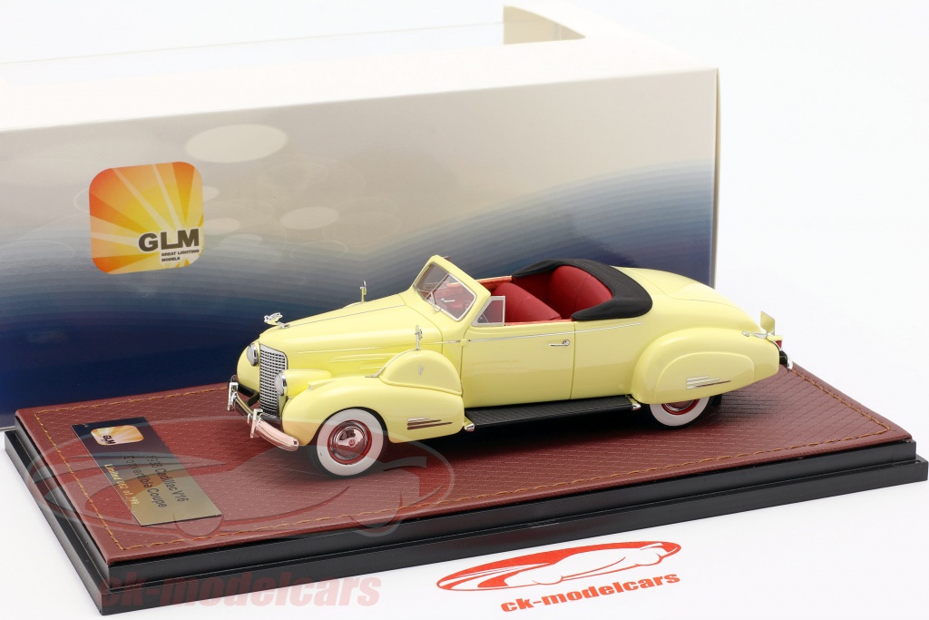 Great Lighting Models 1:43 Cadillac V16 Convertible coupe Open Top year ...