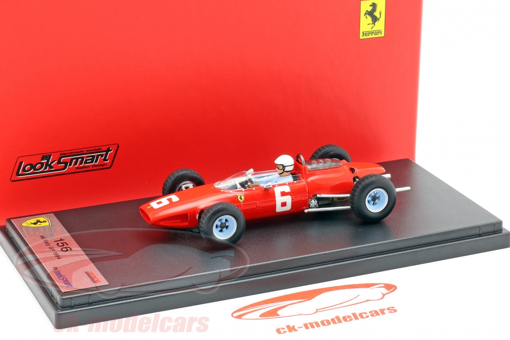 LookSmart 1:43 Ludovico Scarfiotti Ferrari 156 #6 Italy GP formula 1 ...