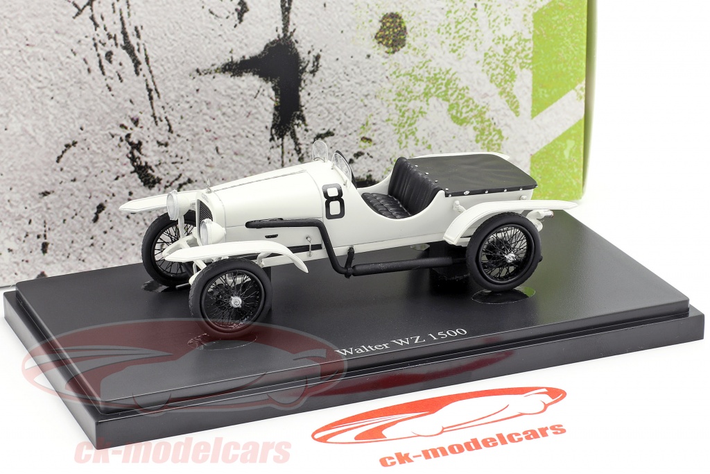 AutoCult 1:43 Walter WZ 1500 #8 年 1921 ホワイト 01002 モデル 車 01002