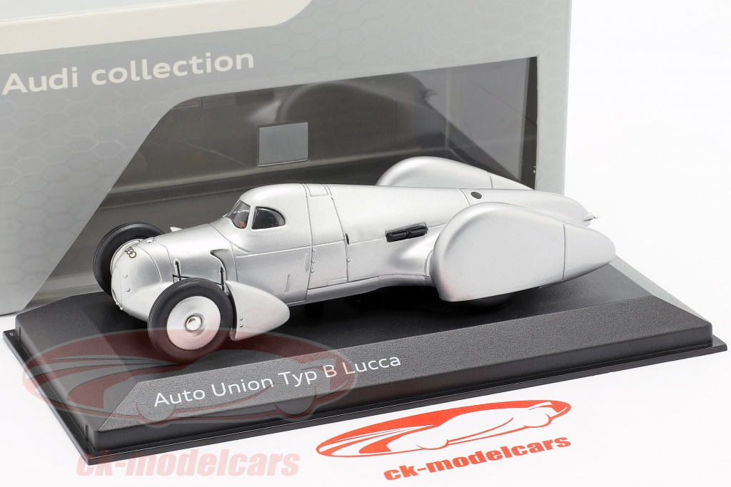 Minichamps 1:43 Auto Union Typ B Lucca silver 5031300413 model car ...