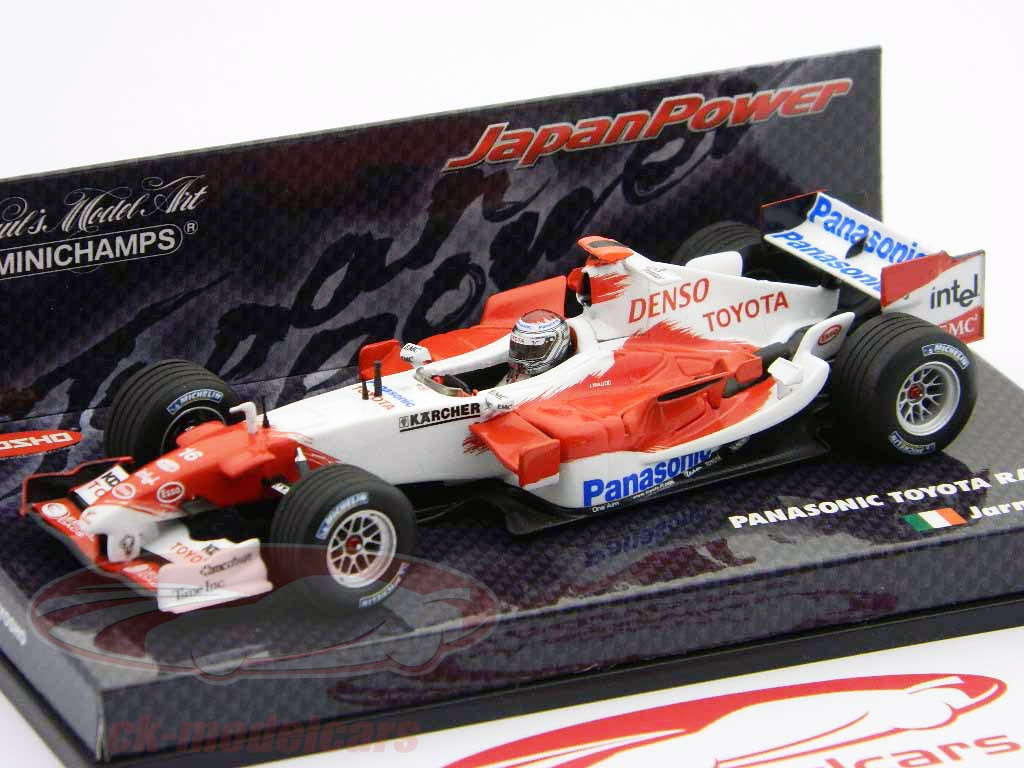 Minichamps 1:43 J. Trulli Toyota Racing TF105 Formel 1 2005 Japan Power ...