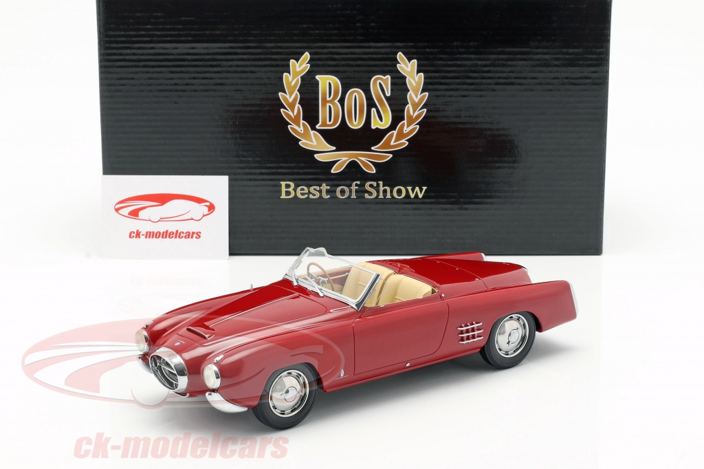 BoS-Models 1:18 Lancia Aurelia PF 200 C Spider Bouwjaar 1953 rood ...
