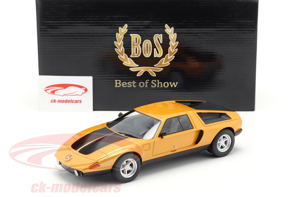 BoS-Models 1:18 Mercedes-Benz C111-II год 1970 оранжевый металлический ...